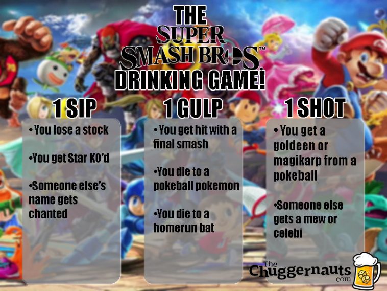 10 Nintendo Drinking Games For Every Major Franchise – The Chuggernauts