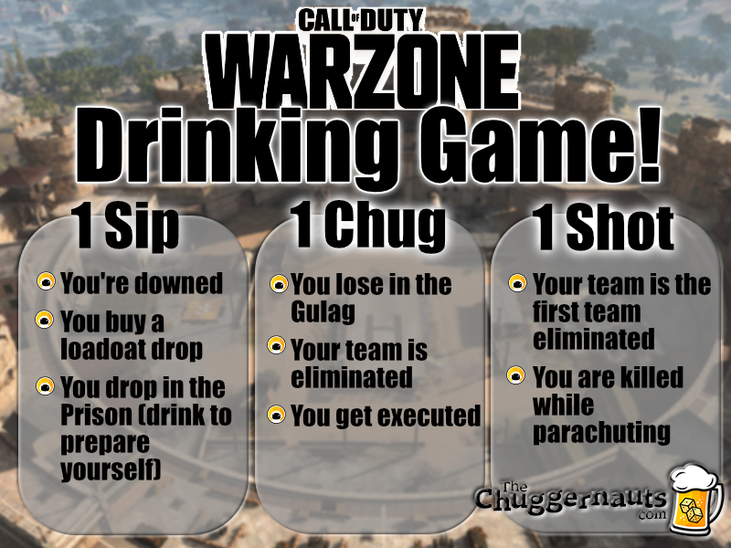 How to Play the Call Of Duty: Warzone Drinking Game – The Chuggernauts